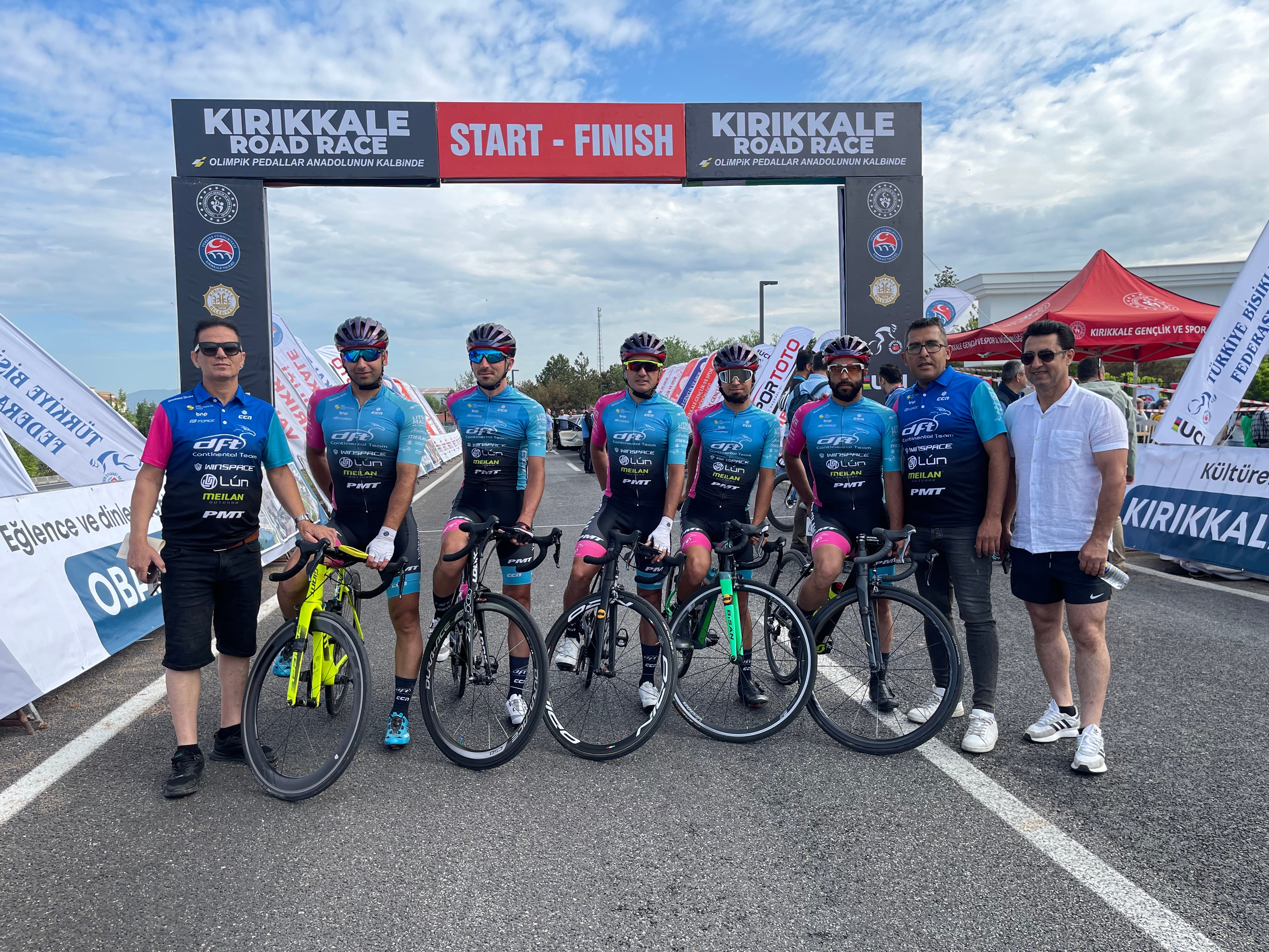 Cycling Race Finish Line
